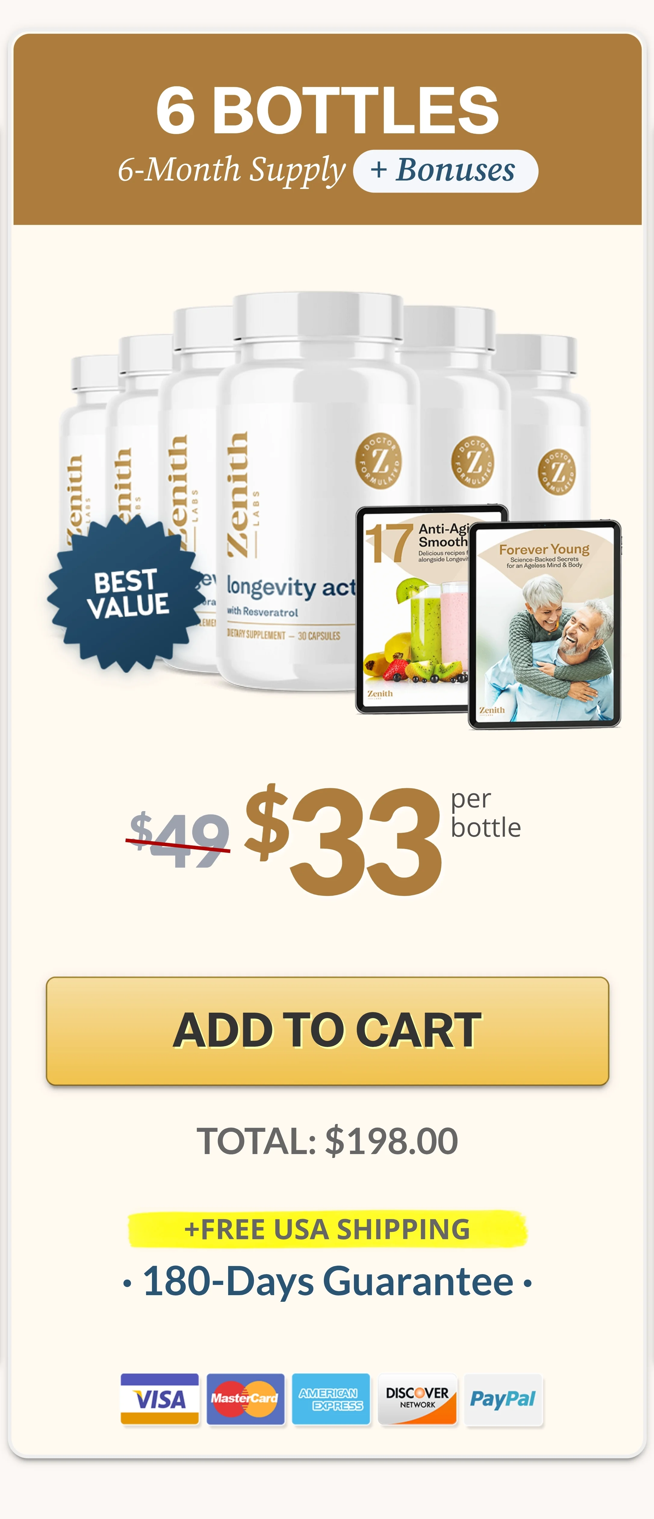 Longevity Activator® - Official - Get $96 OFF Today Only!